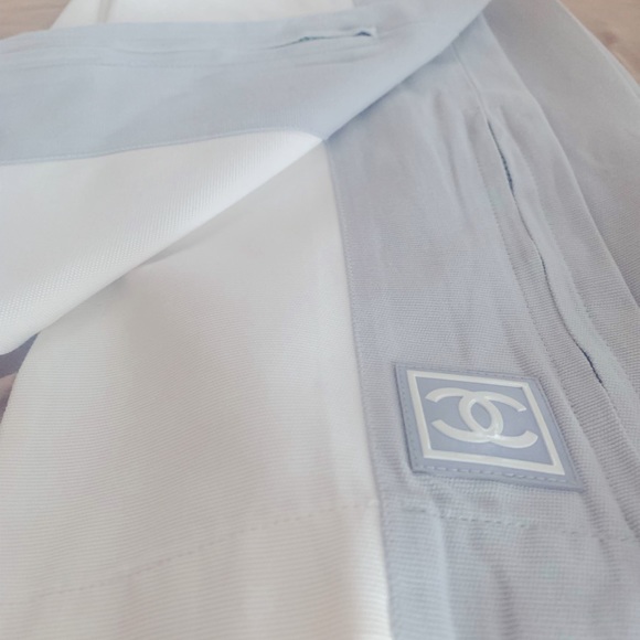 CHANEL | Pants & Jumpsuits | Chanel Identification Collection Logo ...